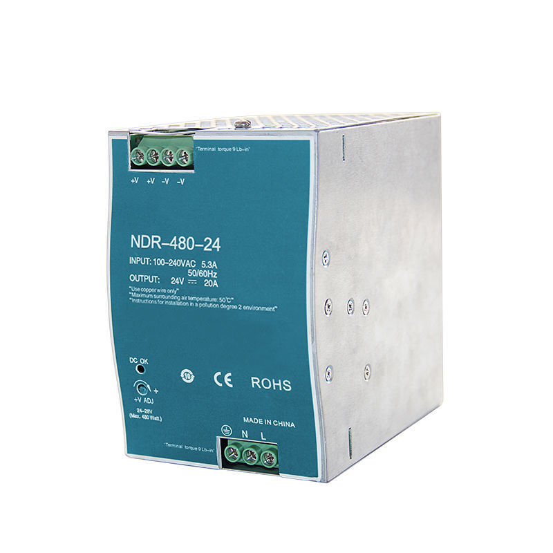 China AC DC Din Rail PSU 24V 20A 480W Power Supply NDR-480-24 Manufacturer and Supplier | Huyssen